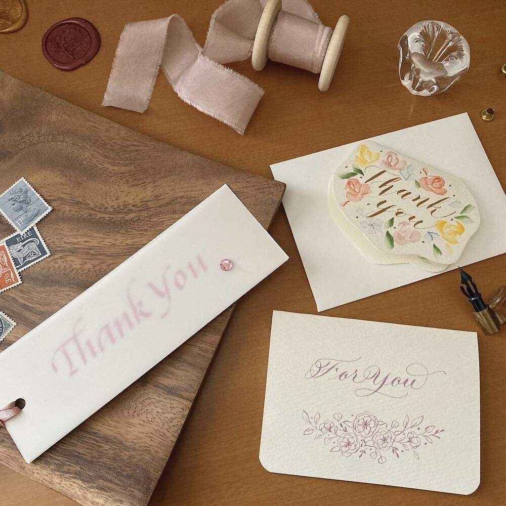 Calligrapher Emiko Okada